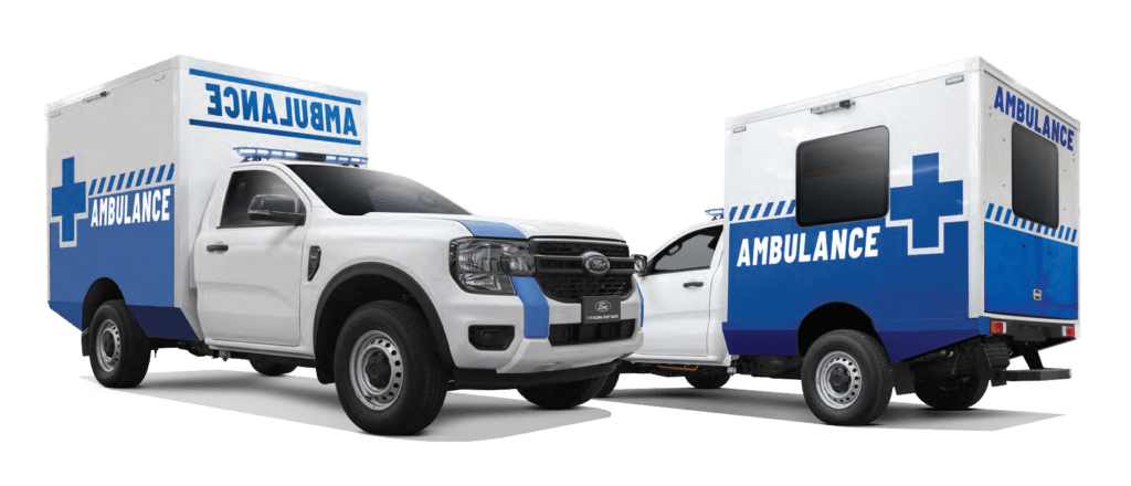 Ranger EEV Ambulance Box - NiuFord Papua New Guinea